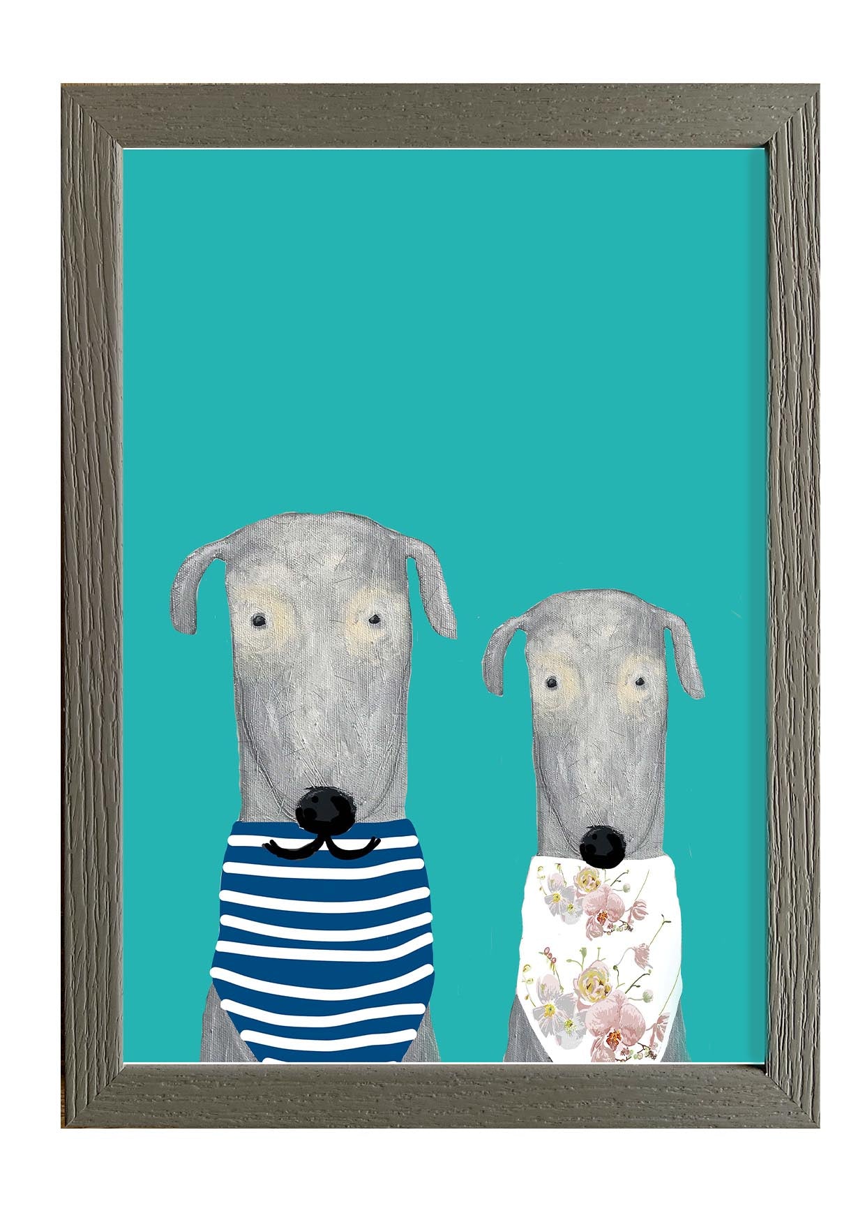 Alice & Marcel A4 print in A4 frame – Print Circus