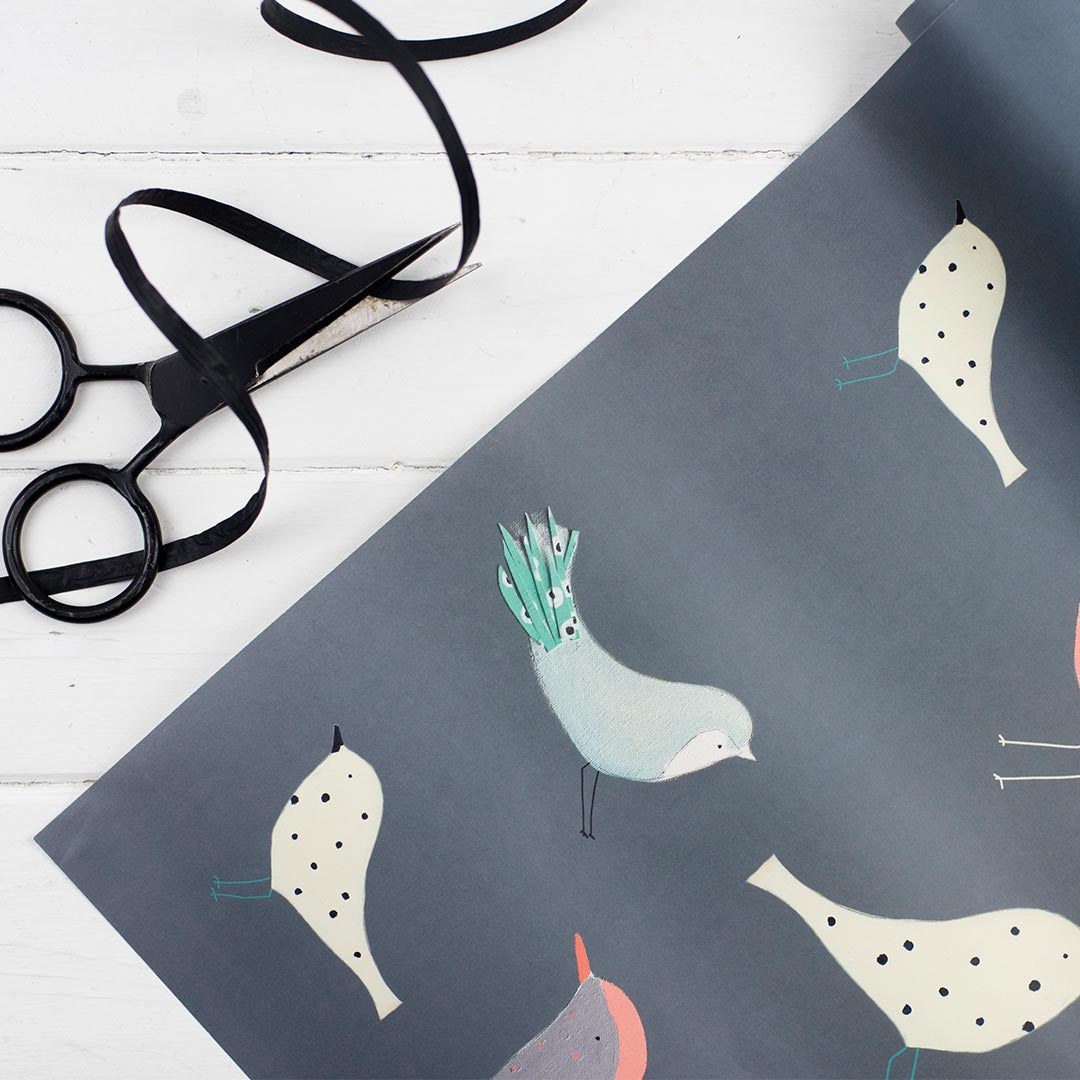 Bird Repeat Gift Wrap | print-circus – Print Circus