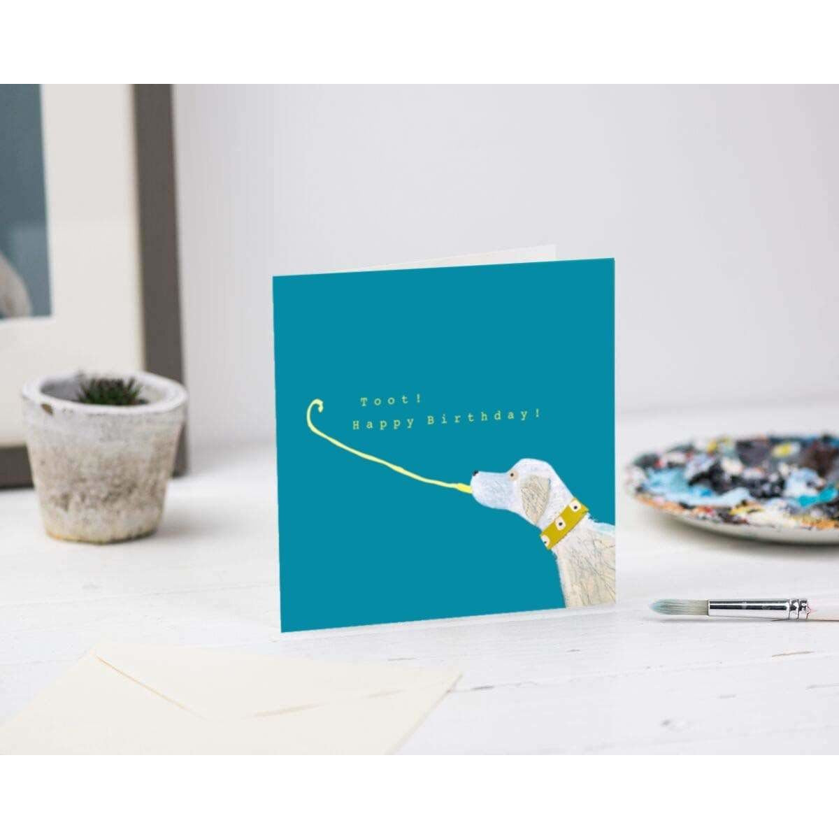 Toot! Happy Birthday Greetings Card – Print Circus